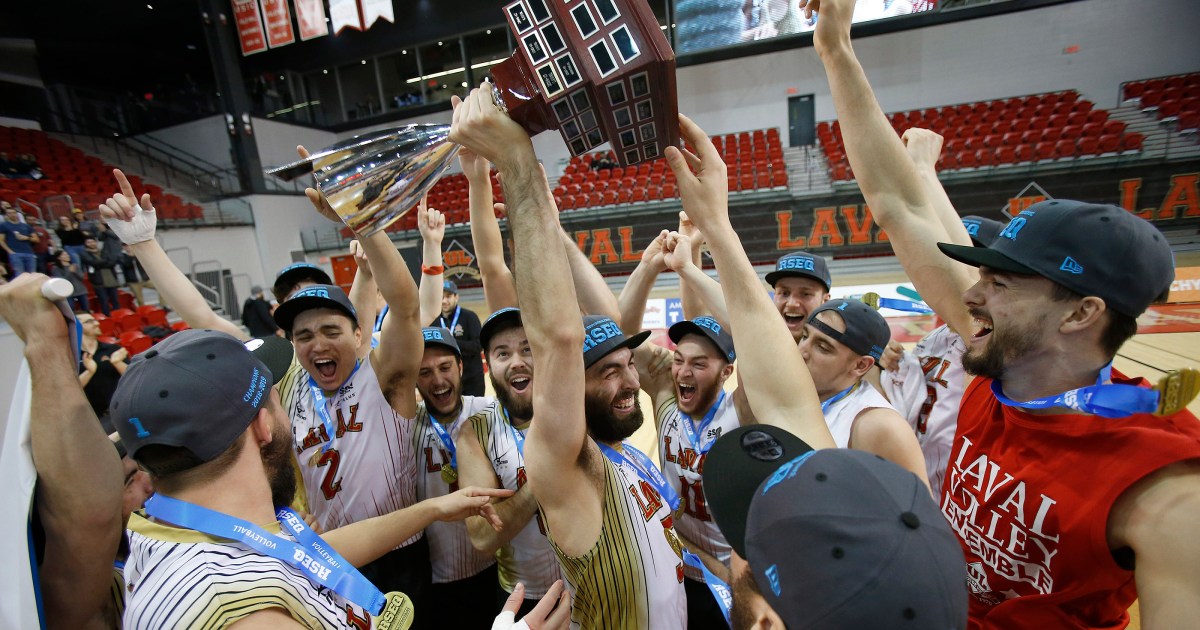 Volleyball masculin - Le Rouge et Or reprend la bannière du RSEQ