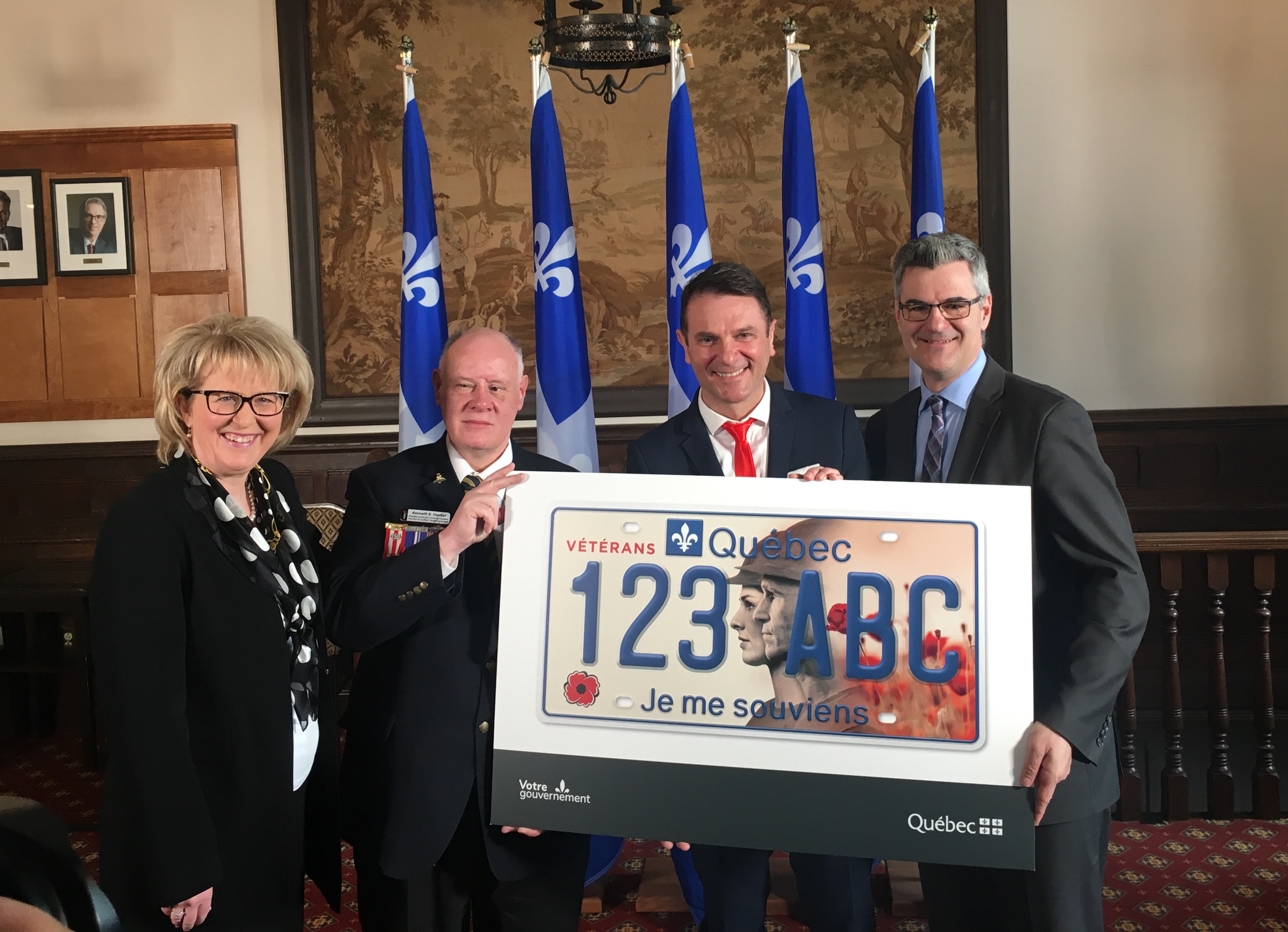 Plaque d'immatriculation unique pour les vétérans: au-delà des attentes!