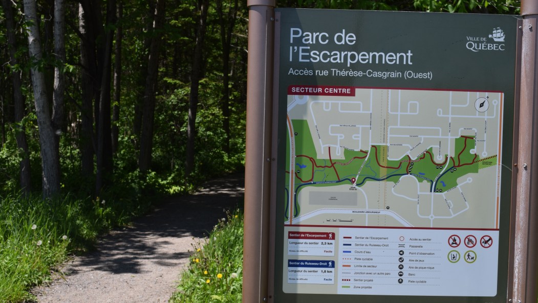 Les 99 hectares du parc de l'Escarpement