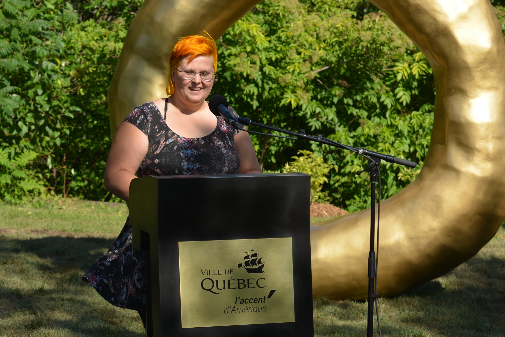 L’artiste émergente Sarah Thibault dévoile sa création