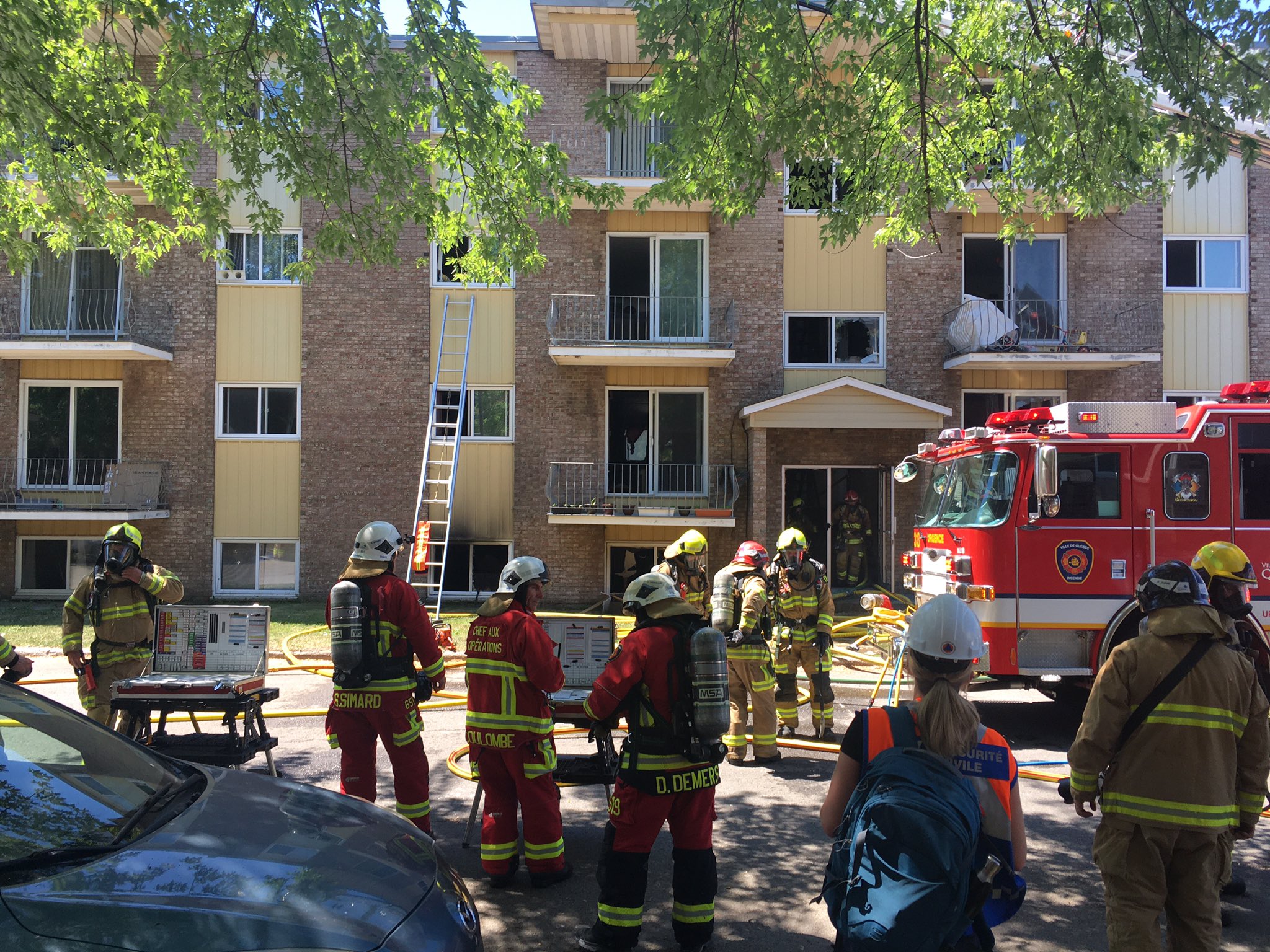Un bloc de huit logements évacué dans le quartier Vanier