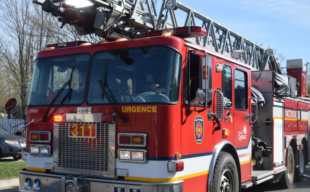 Les pompiers de Québec fort occupés par le feu et les vents