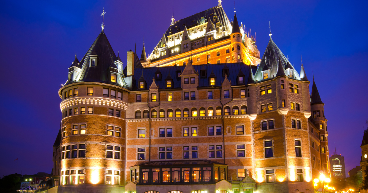 Le Château Frontenac hôtel de l'année