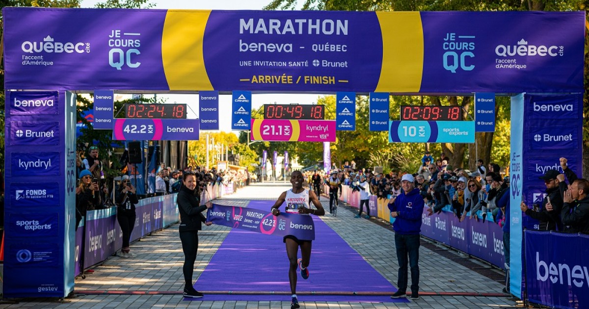 David Mutai remporte le Marathon de Québec 2022