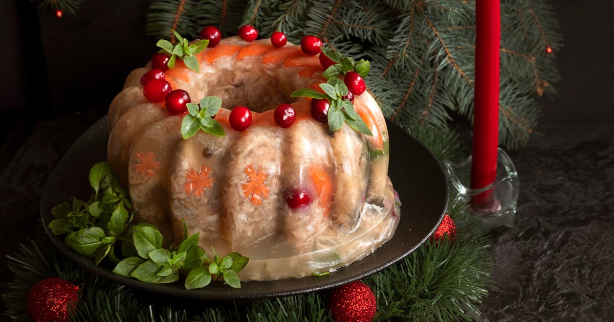 Revisiter l’aspic pour Noël (ou pas)