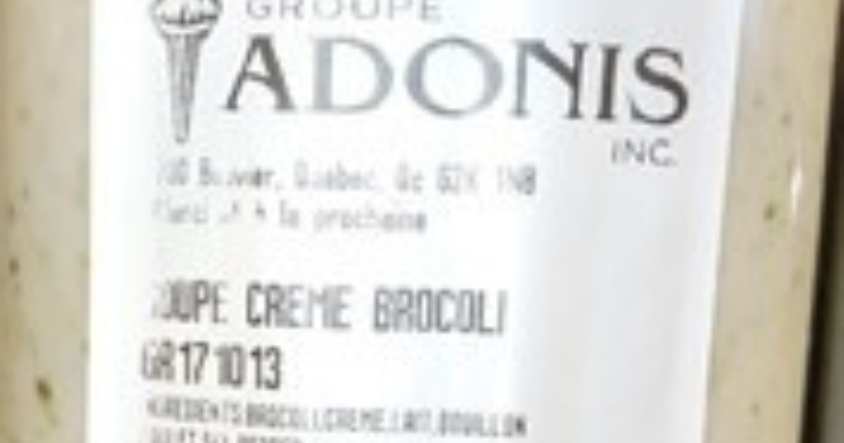 Avis: ne pas consommer ces soupes