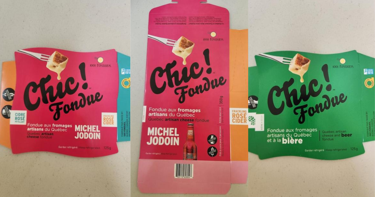 Produits Chic! Fondue rappelés pour contamination à la Listéria