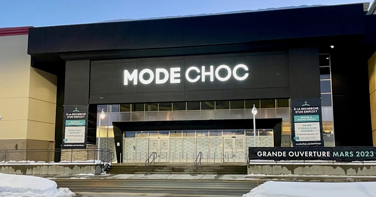 Nouvelle succursale Mode Choc à Sainte-Foy