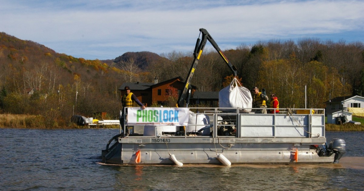 Utilisation concluante du procédé Phoslock au lac Bromont