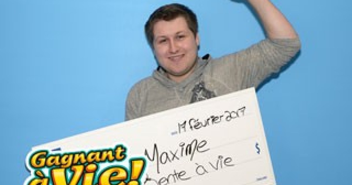Maxime Sanschagrin: Gagnant à vie… à 18 ans!