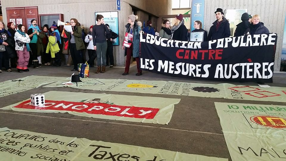 Occupation du Complexe G par des groupes communautaires