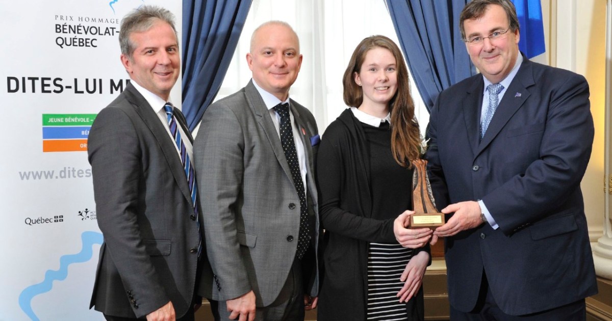 L'engagement d'Émilie Côté-Daigle reconnu