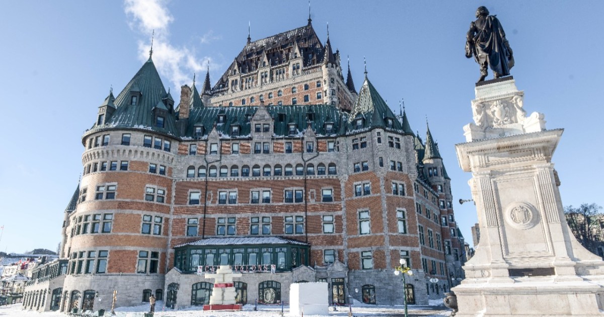 Le Château Frontenac parmi les hôtels-châteaux les plus romantiques au ...