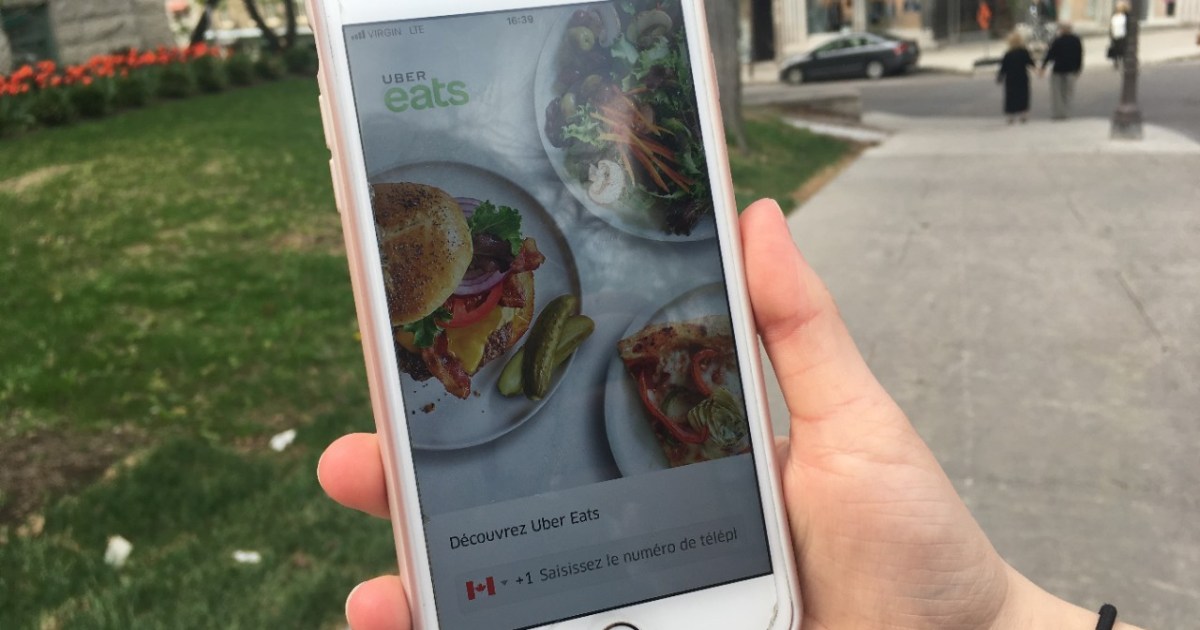 Uber Eats fait la fête à Québec
